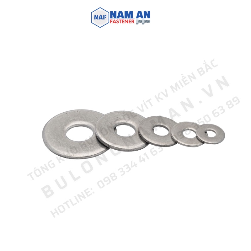 Mua 100 con Long đền phẳng Inox 304 M6, M8, M10, M12, long đen phẳng ...