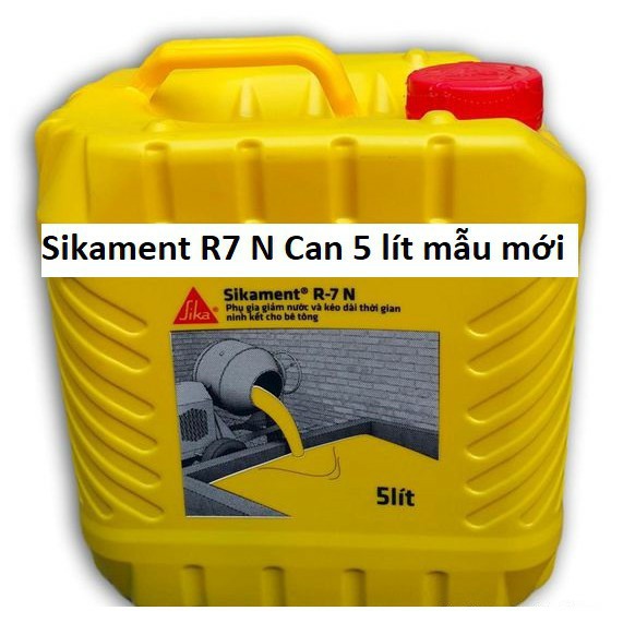 Mua Sikament R7N 5 lít - Phụ gia siêu dẻo Tăng cường độ và độ sụt cho bê tông - Phụ gia giảm ...