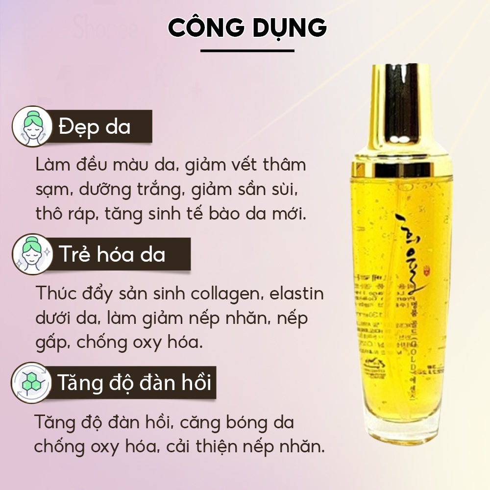 Serum vàng 24k dưỡng trắng da dưỡng ẩm chống lão hóa tinh chất vàng 24k ...