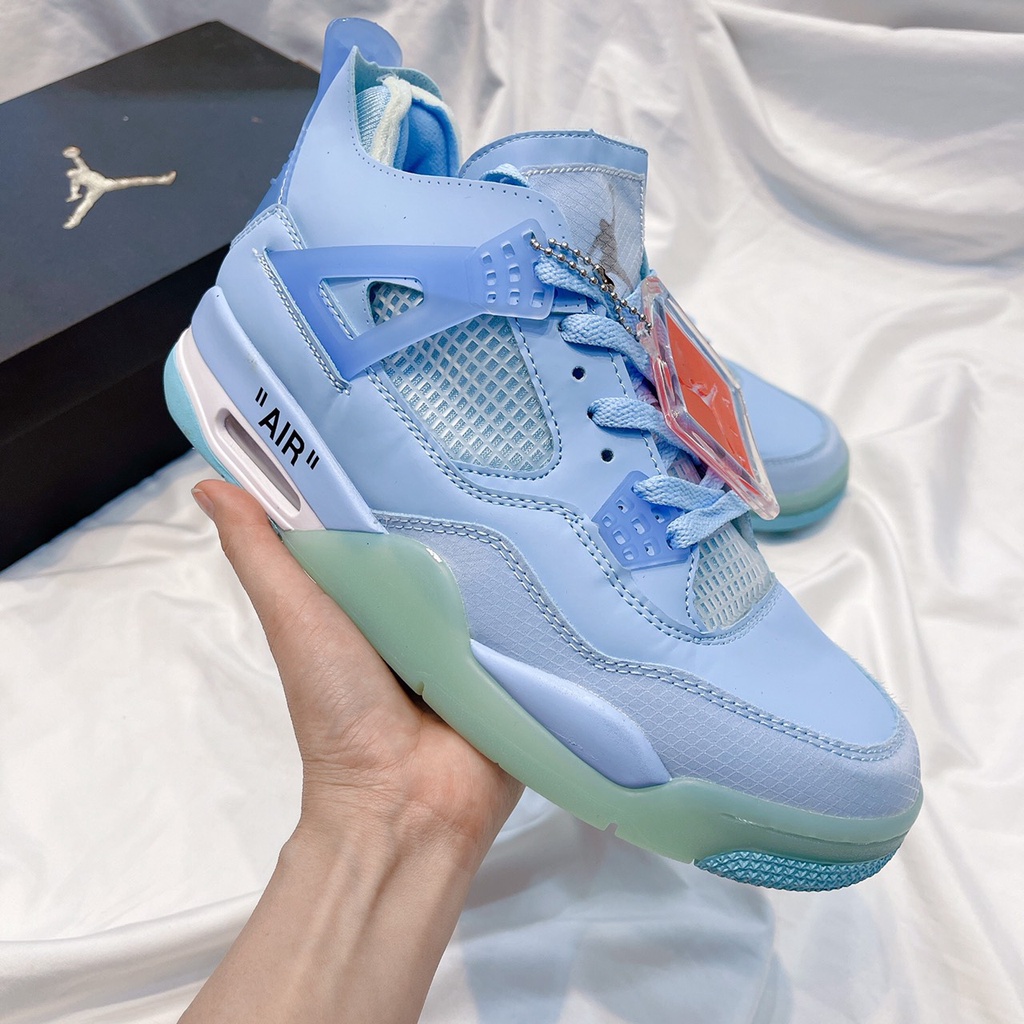 Mua Giày thể thao Jordan 4 xanh dương, Giày JD4 blue phối đồ nam nữ cực ...