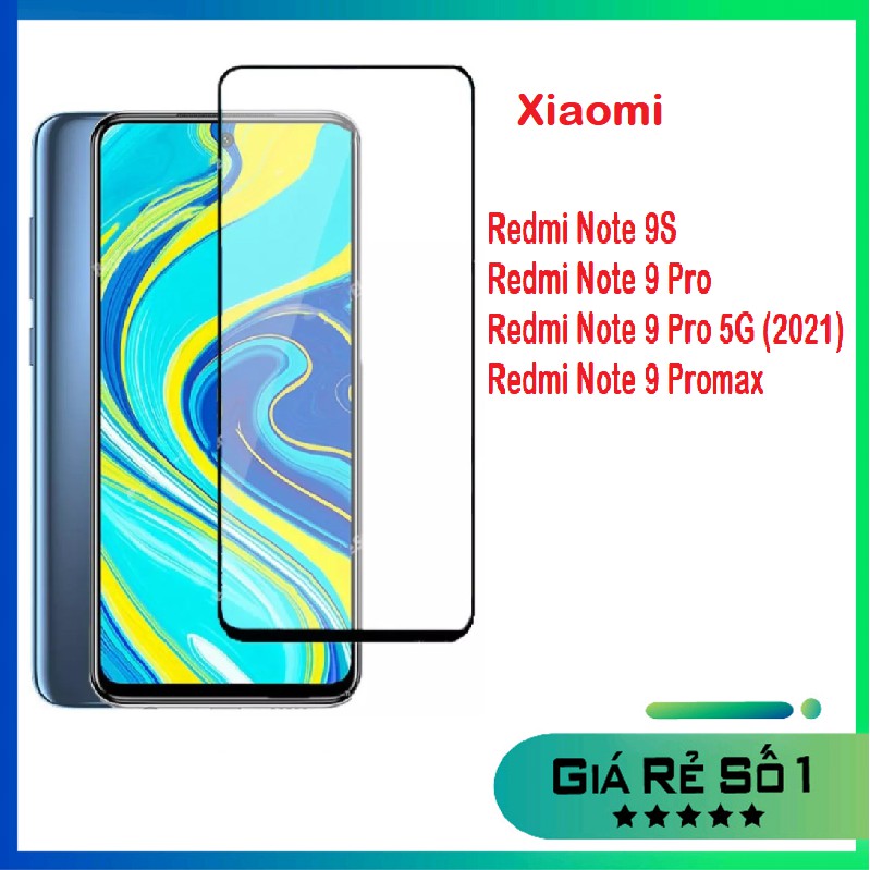 Kính Cường lực Xiaomi Redmi Note 9S/ Note 9 Promax/ Redmi Note 9 Pro ...