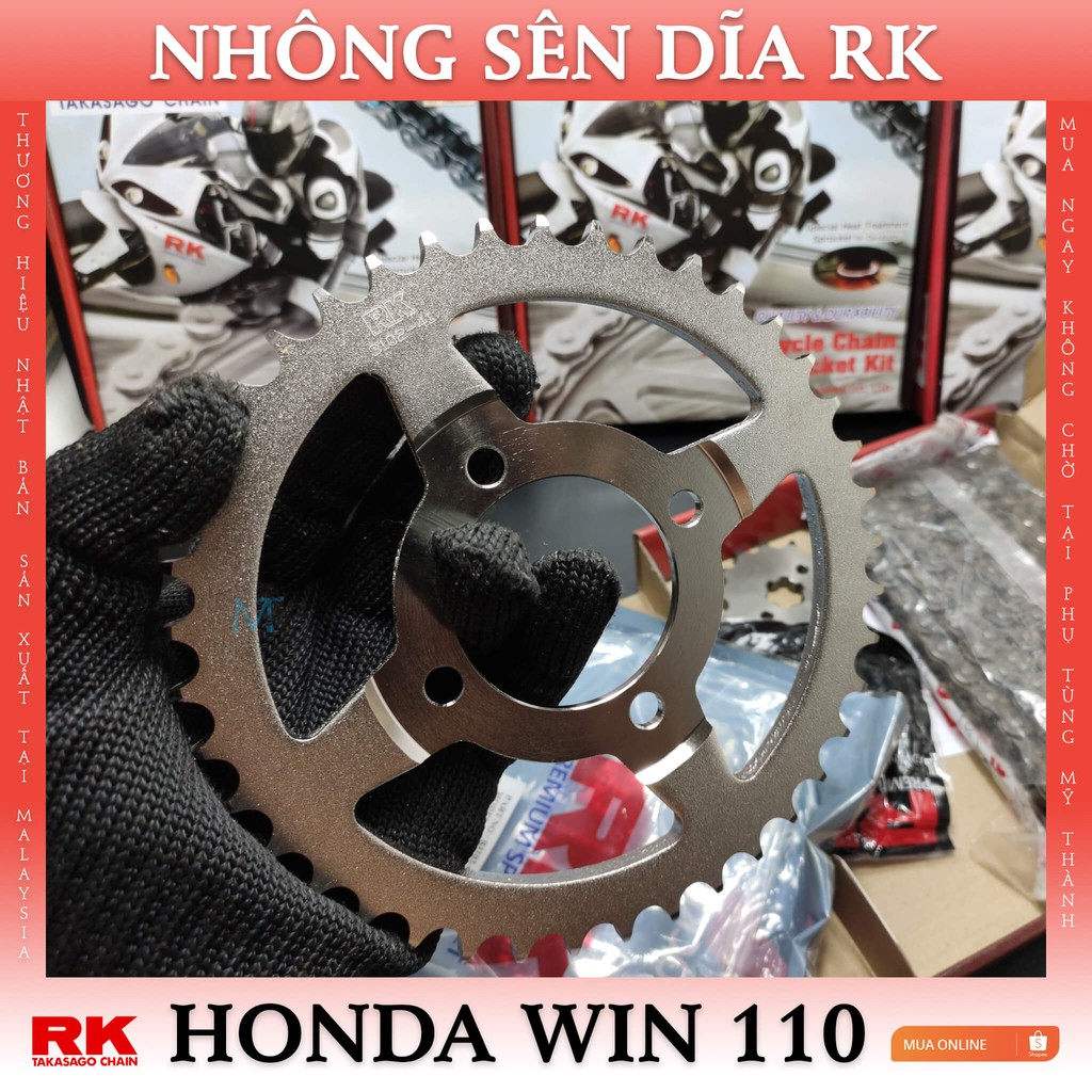 Mua Nhông sên dĩa RK xe Honda Win thương hiệu Nhật Bản giá rẻ nhất ...