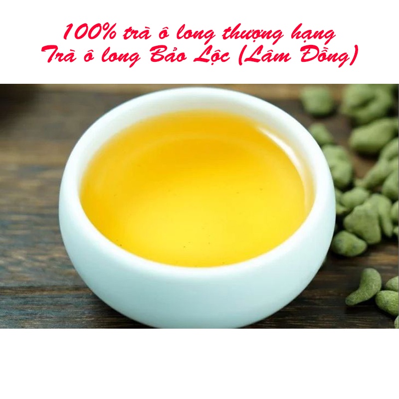 Mua Trà olong cao cấp gói 200 gram - Trà ô long thượng hạng, nước xanh ...