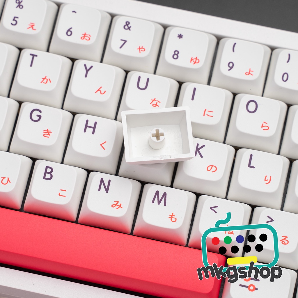 Keycap XDA Kon momo, in nhiệt, nhựa PBT dày, XDA profile, 125 nút bàn ...