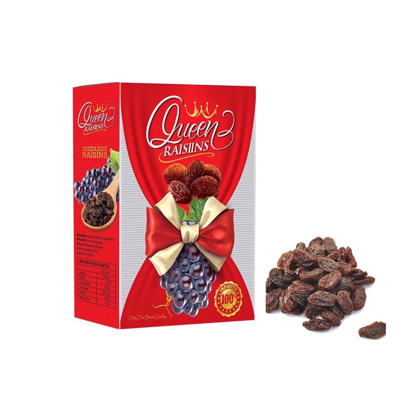Mua Nho khô đen hộp đỏ Queen Raisins 100g giá rẻ nhất | TecKi.Vn