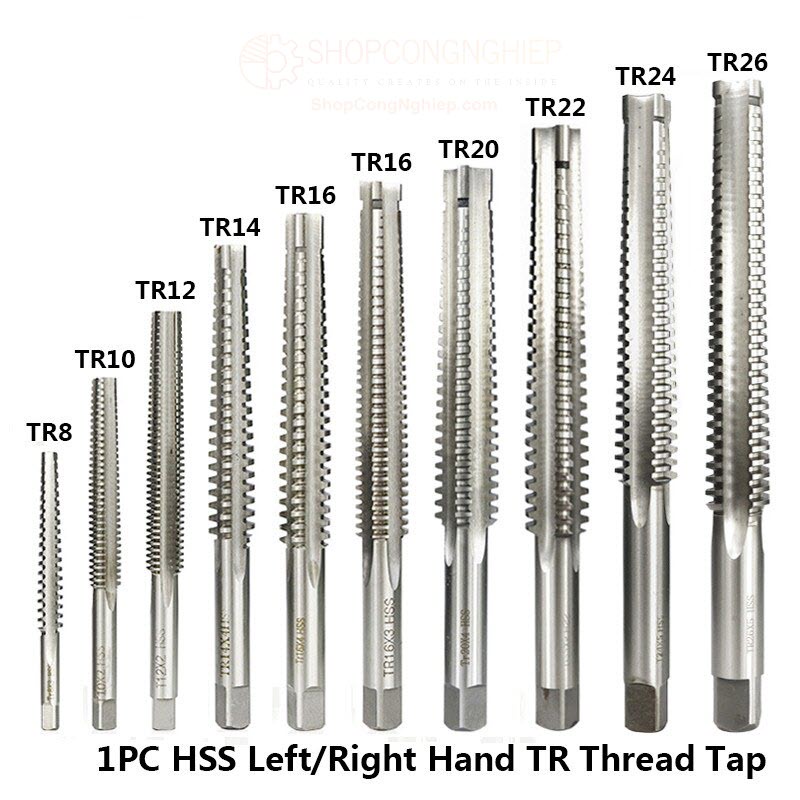 Mũi Taro ren thang XCAN gia công ren [Tr16-Tr22] Trapezoidal thép gió ...