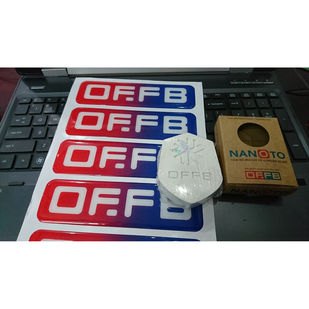 Mua |Chính hãng| Logo dán xe otofun OFFB, Tem Dán OFFB nhựa dẻo Phản ...