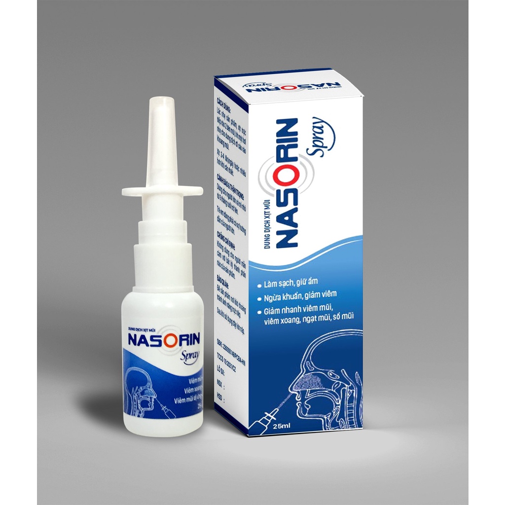 Mua XỊT MŨI NASORIN - Làm sạch khoang mũi ngừa vi khuẩn [ Chai 25ml ...