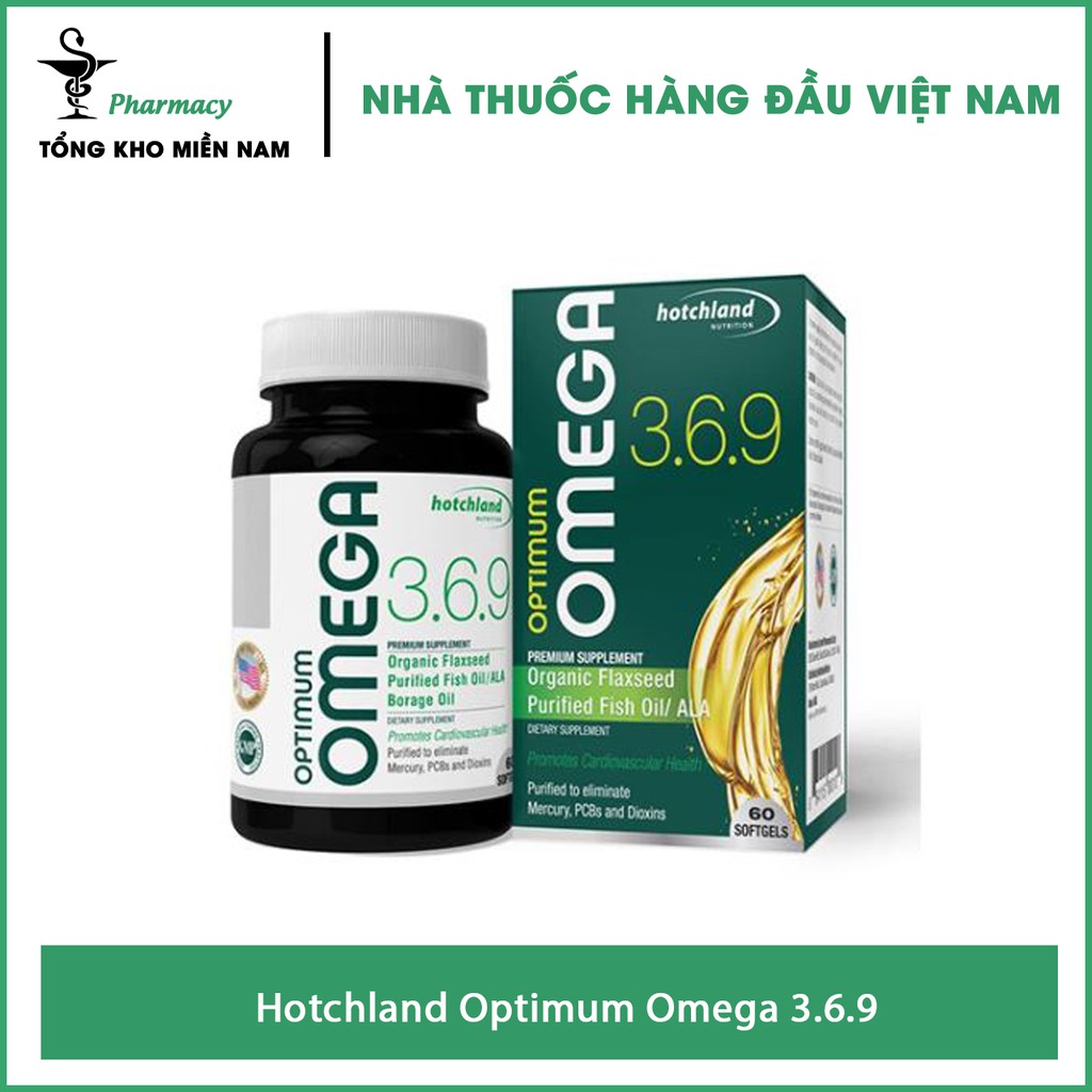 Hotchland Optimum Omega 3.6.9 (Hộp 60 Viên) - Nhập Khẩu Từ Mỹ (USA ...