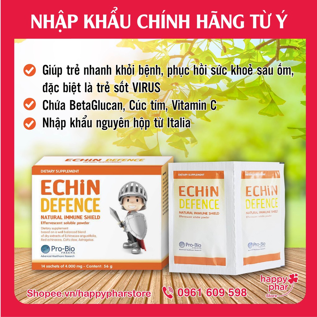 ECHiN DEFENCE - Giúp tăng cường miễn dịch cho trẻ em (Nhập khẩu chính ...