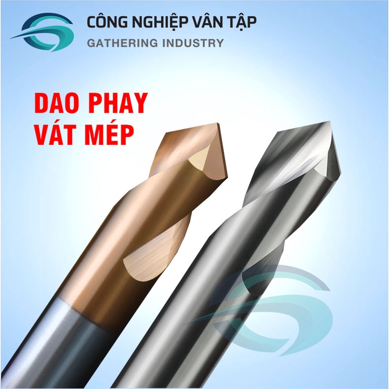 [D8-D12] Dao phay vát mép 90 độ gia công nhôm, thép | Shopee Việt Nam
