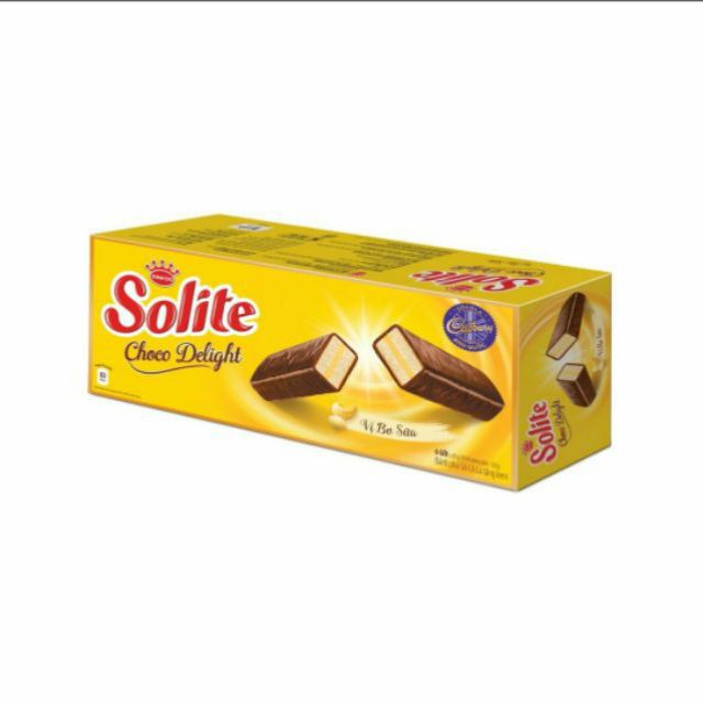 BÁNH BÔNG LAN SOLITE CHOCO DELIGHT PHỦ SOCOLA VỊ BƠ SỮA/DÂU HỘP 280G ...