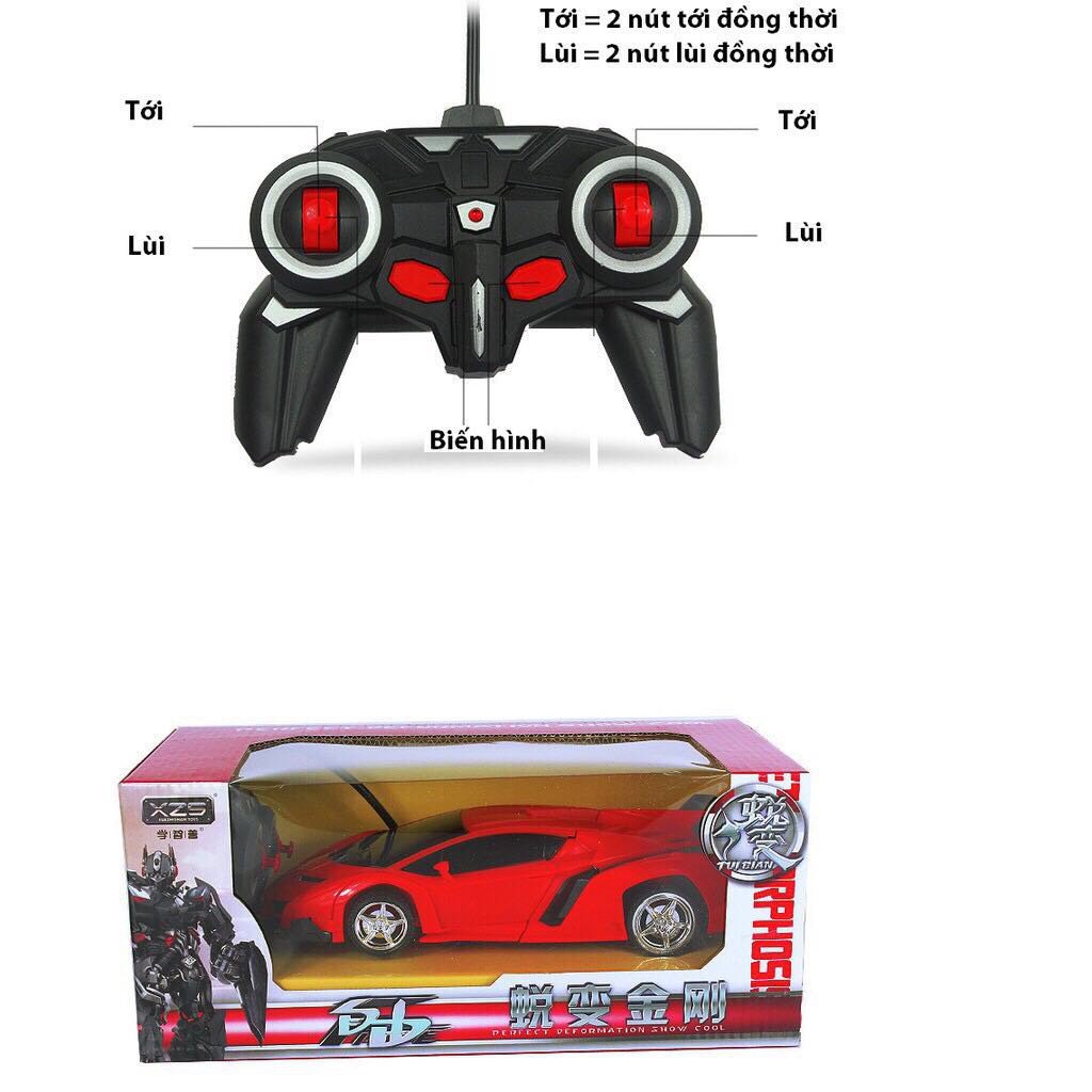 Xe oto điều khiển biến hình thành Rôbot – Đồ chơi trẻ em