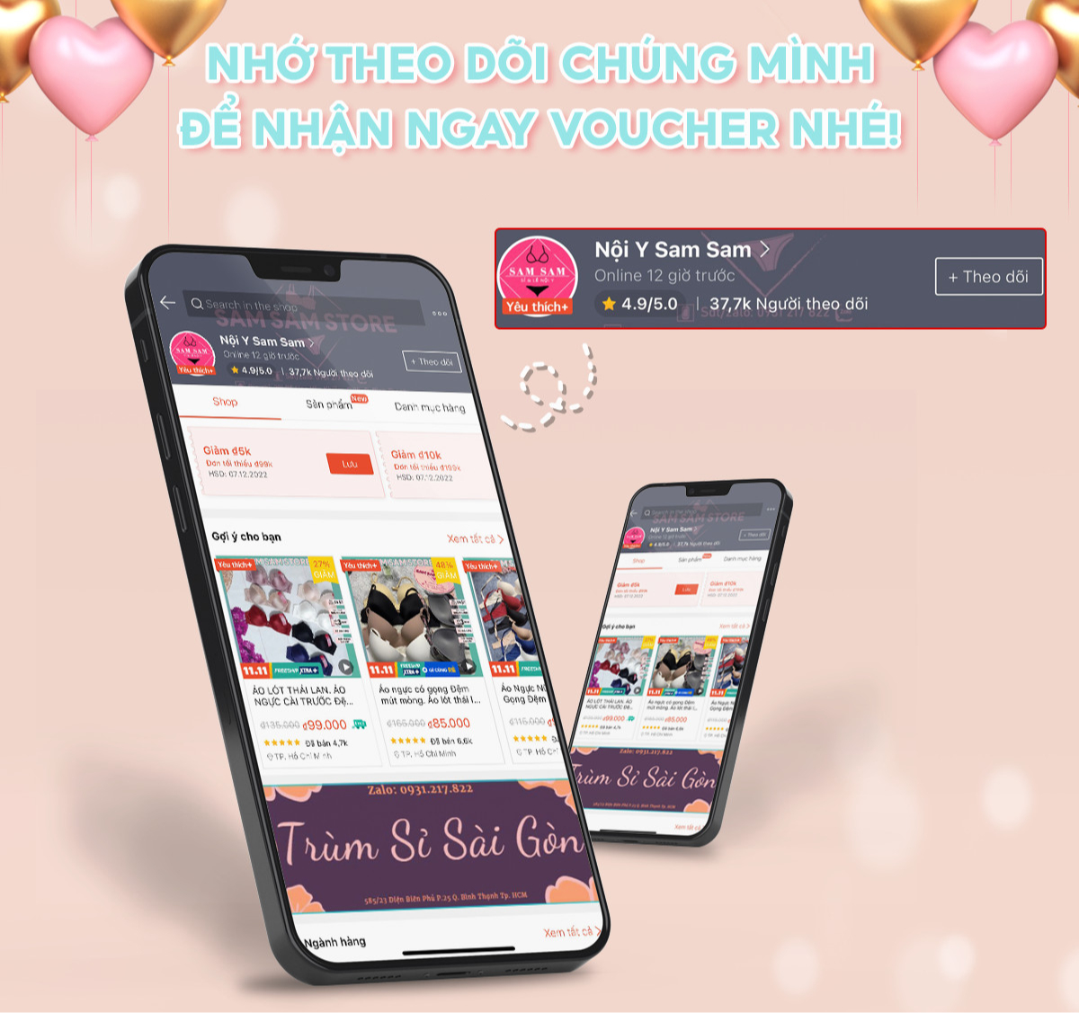 Sam Sam Store', Cửa hàng trực tuyến | Shopee Việt Nam