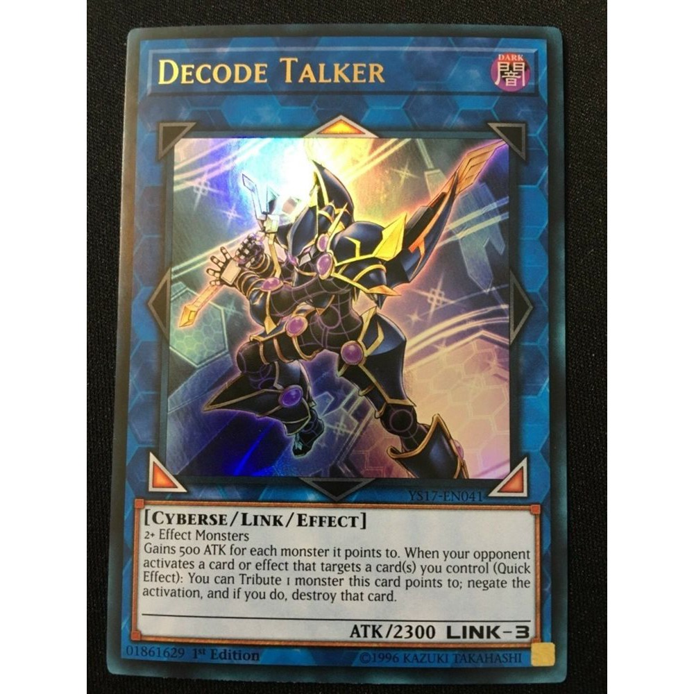 Thẻ bài YUGIOH - Decode Talker - YS17-EN041 - Ultra Rare 1st Edition ...