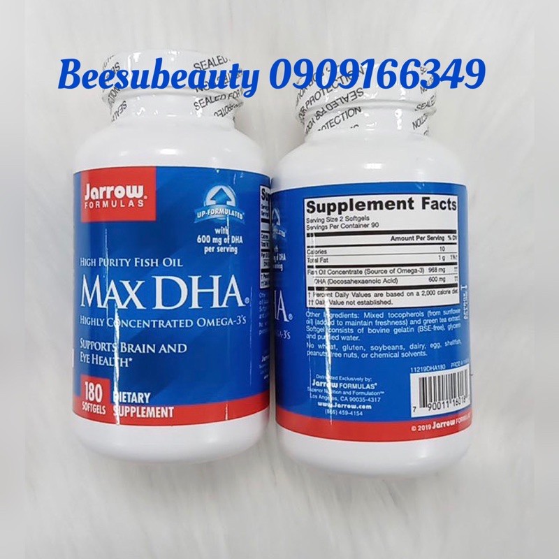 Formulas Max DHA 600mg 180Vien | Shopee Việt Nam