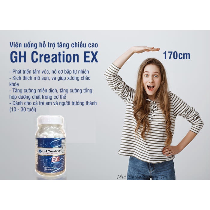 Mua Viên uống hỗ trợ tăng chiều cao GH Creation EX 270 viên giá rẻ nhất ...