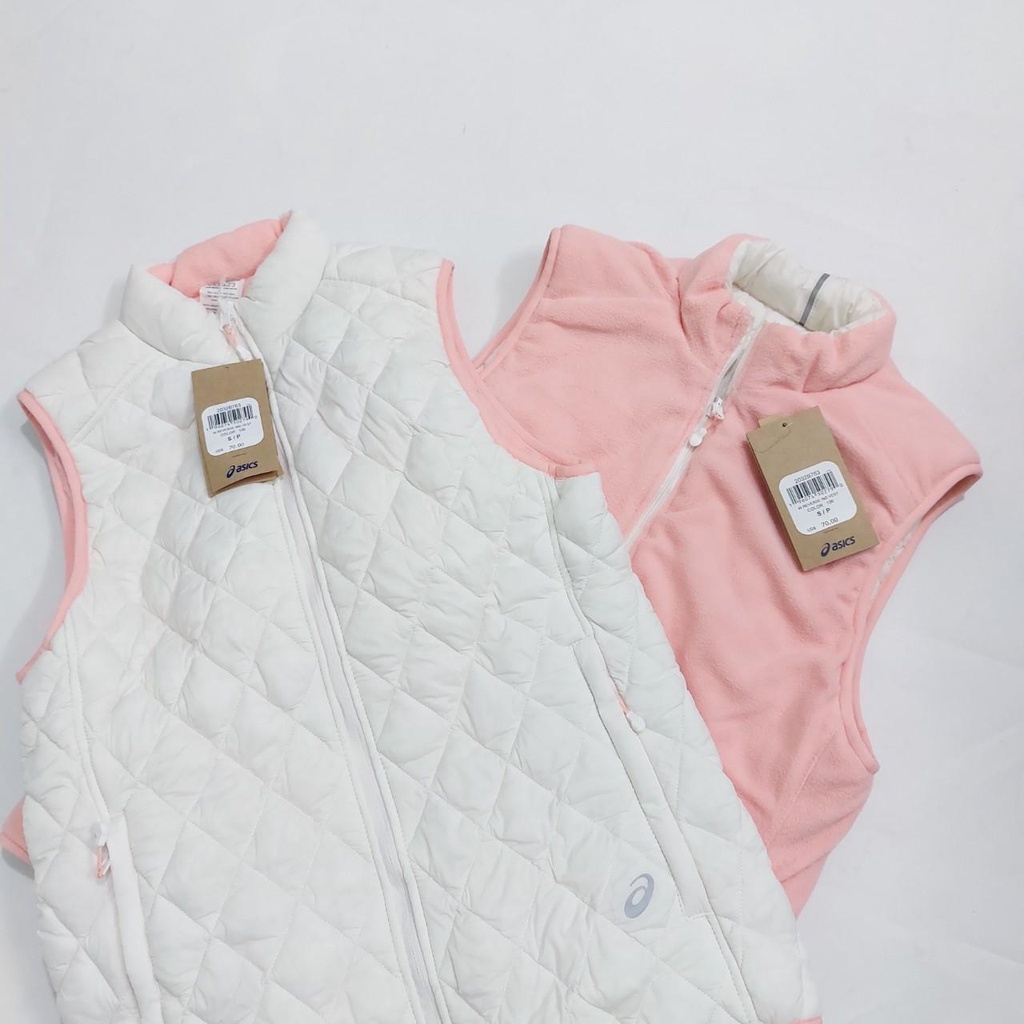 ( Sẵn hàng ) Áo Gile bông 2 mặt dành cho nữ Nữ Asics dư xịn chính hãng ...