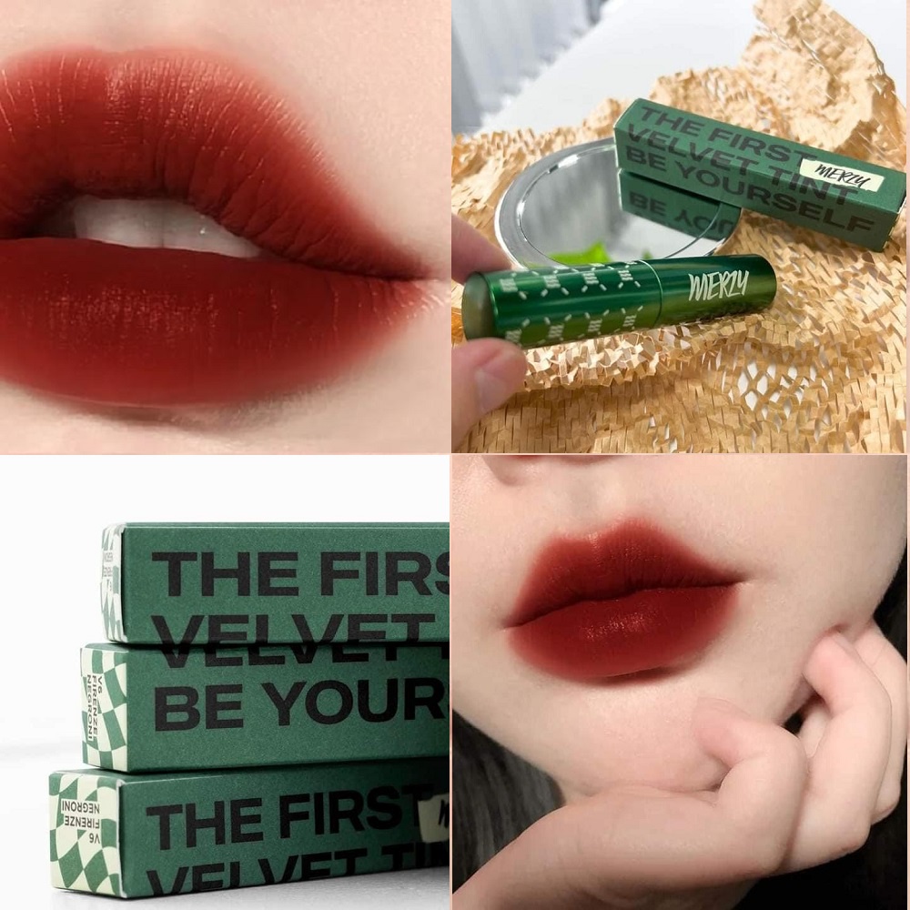 Son Merzy V6 Bản Limited, Son Kem Lì Merzy The First Velvet Tint V6 ...