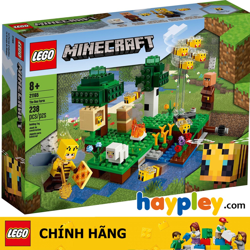 LEGO Minecraft 21165 The Bee Farm | Shopee Việt Nam