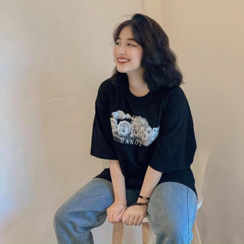 Áo Thun Nam Nữ Local Brand BOBUI Đám Mây Tay Lỡ Oversize Unisex Full ...