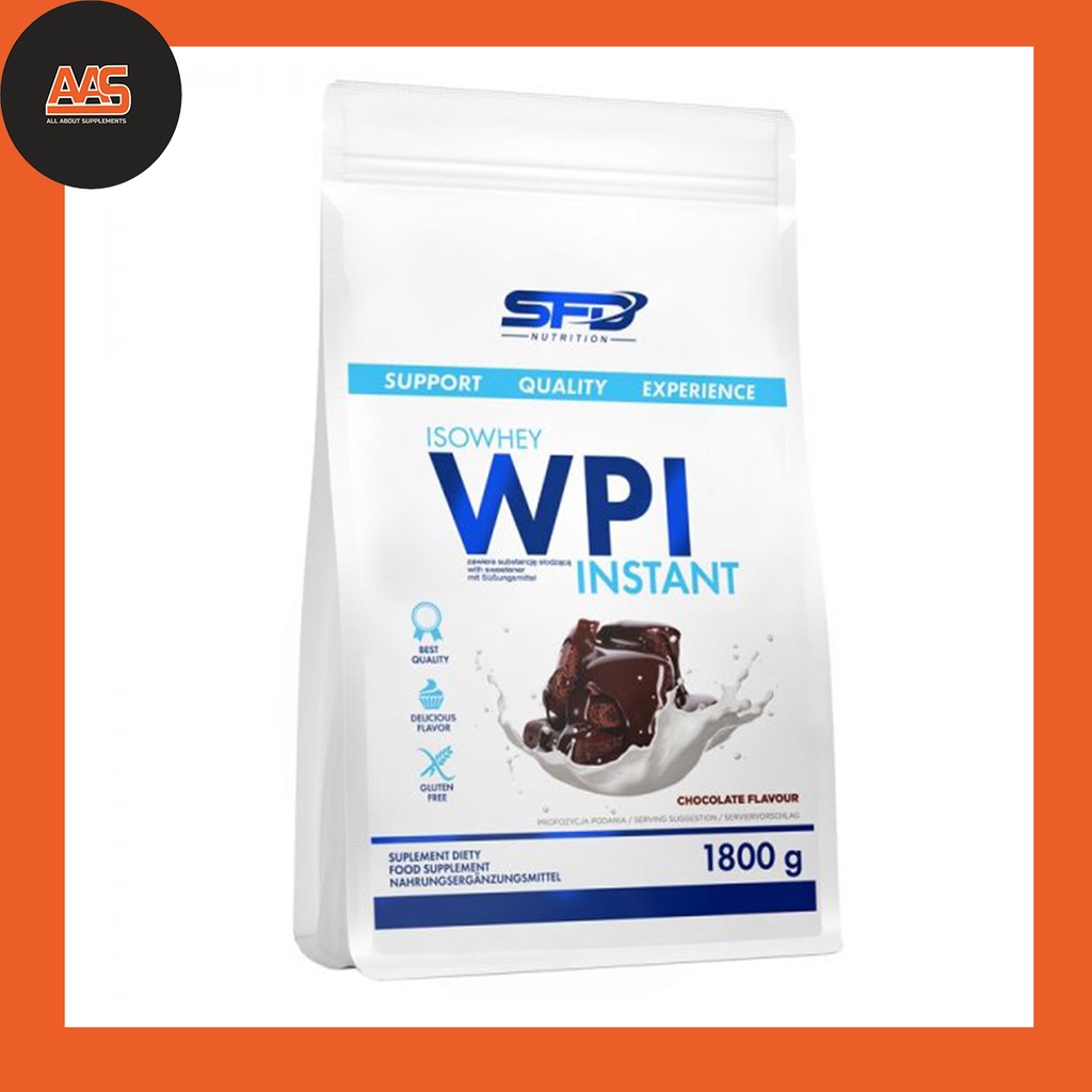WHEY PROTEIN - SFD NUTRITION - ISOWHEY WPI INSTANT - 1800GRAM - 100 ...