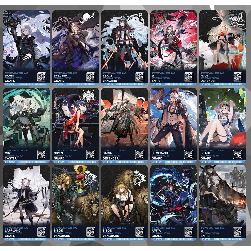 Mua Thẻ bài custom card Arknights - Arknight để sưu tầm tự chọn ...