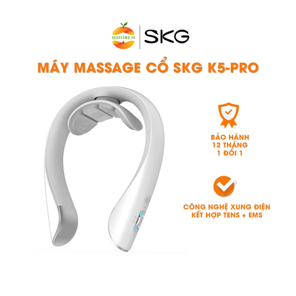 Máy mát xa cổ SKG K5-Pro Neck Massager (K5 Pro), mát xa xung điện - Bảo hành 12 tháng (1 đổi 1 ...