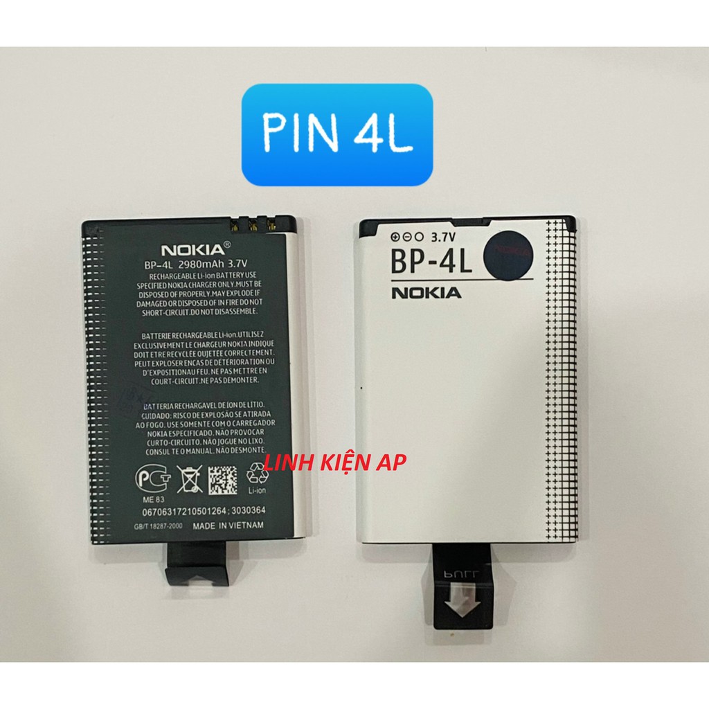 Pin Nokia BP-4L PIN Nokia E63 E71 E72 ZIN HÃNG | Shopee Việt Nam