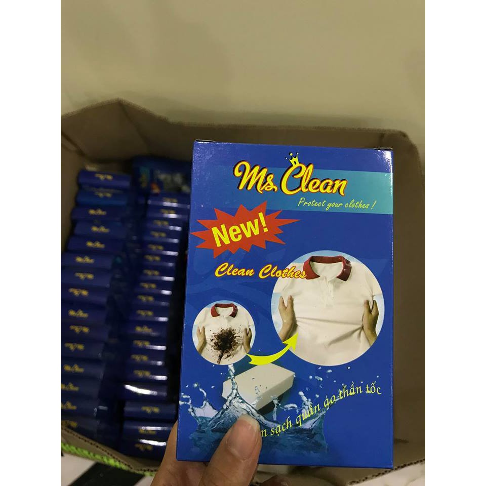 Ms.Clean - Tẩy vết bẩn cứng đầu trên quần áo | Shopee Việt Nam