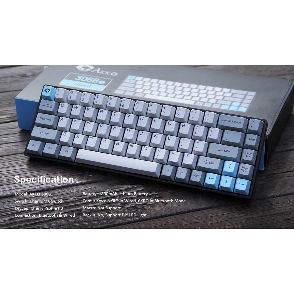 Bán BÀN PHÍM CƠ AKKO 3068 – MINI BLUETOOTH giá rẻ 1.500.000₫ | Bán Máy Tính