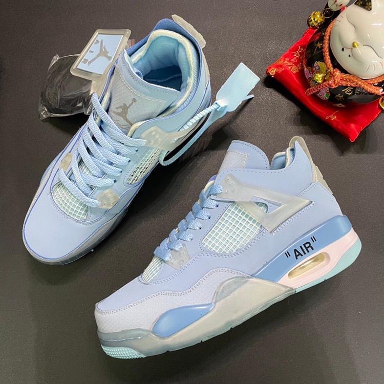 Mua Giày thể thao Jordan 4 xanh dương, Giày JD4 blue phối đồ nam nữ cực ...