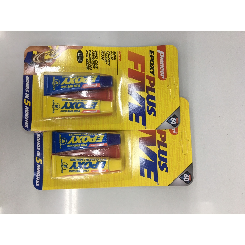 Mua Keo AB Epoxy Plus Five 15ml, keo dán trong suốt 2 thành phần A và B ...