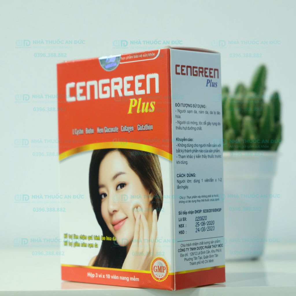 Mua Viên uống đẹp da, hỗ trợ thâm nám, mọc tóc, chống lão hóa Cengreen ...