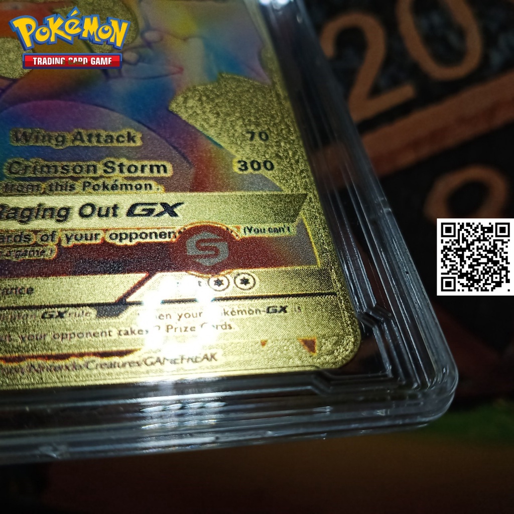 Mua Card Pokemon kim loại vàng Shiny Lizardon ngủ sắc tiến hóa cấp 3 ...