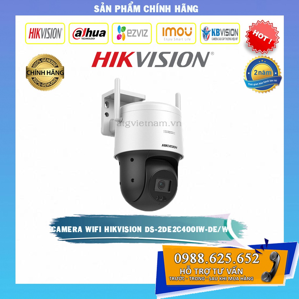 Mua Camera Wifi PTZ Hikvision DS-2DE2C400IW-DE/W Quad HD 2K 4MP - Hàng ...