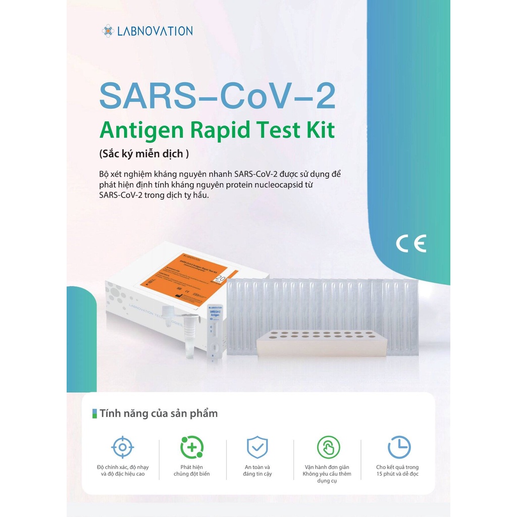 Mua Bộ 10 Kit Test Nhanh Covid-19 Labnovation được Bộ Y Tế Cấp Phép giá ...