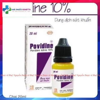 DUNG DỊCH SÁT KHUẨN POVIDIN 20ML | Shopee Việt Nam