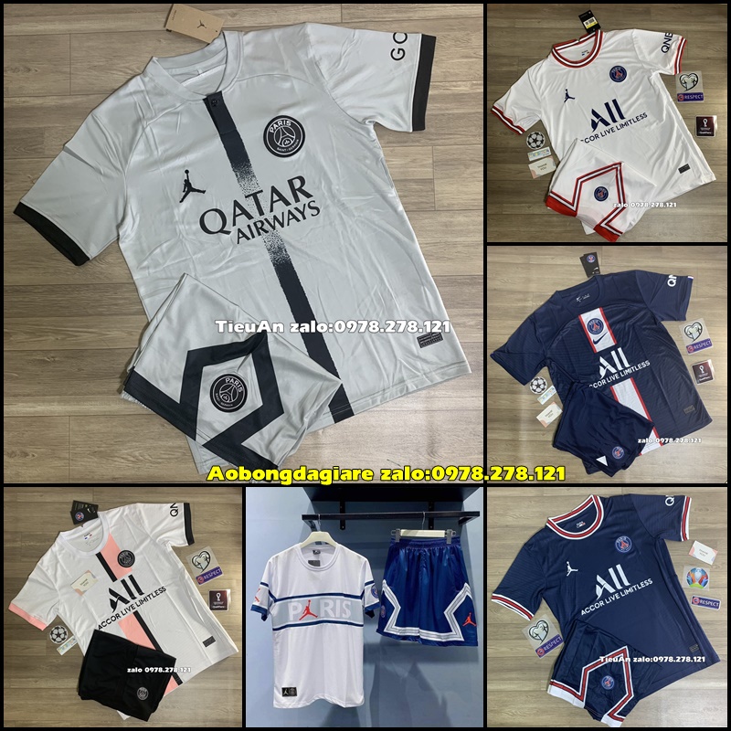 Mua Quần Áo Bóng Đá CLB PSG Sân Nhà, Sân Khách Mùa 2021,2022- Chuẩn Mẫu ...
