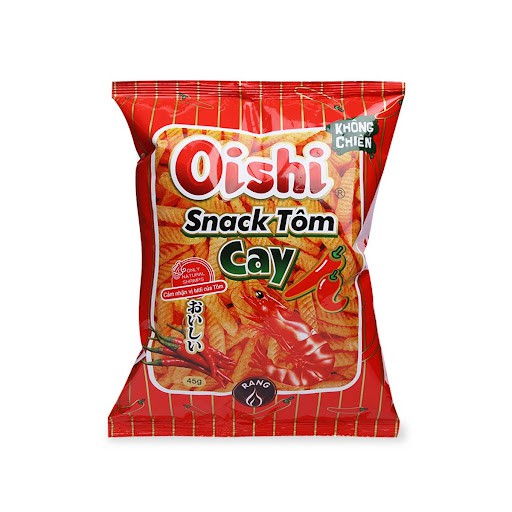 Bim Bim Tôm Vị Cay Oishi 45g | Shopee Việt Nam