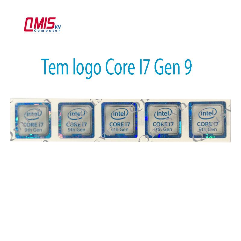 01 TEM LOGO INTEL CORE I3 I5 I7 I9 Gen 3 Gen 4 Gen 5 Gen 6 Gen 7 Gen 8 ...