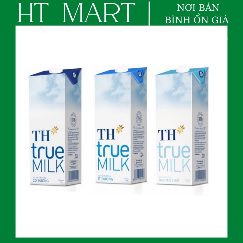 Mua Hộp 1L Sữa Tươi Tiệt Trùng Có Đường / Ít Đường / Nguyên Chất TH ...