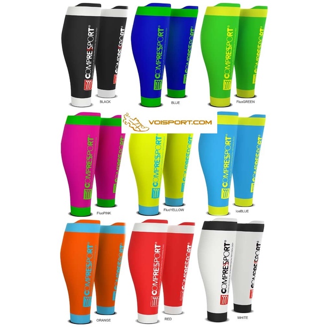 Bó calf chạy bộ, chạy trail Compressport CALF R2 v2 nhiều size nhiều ...