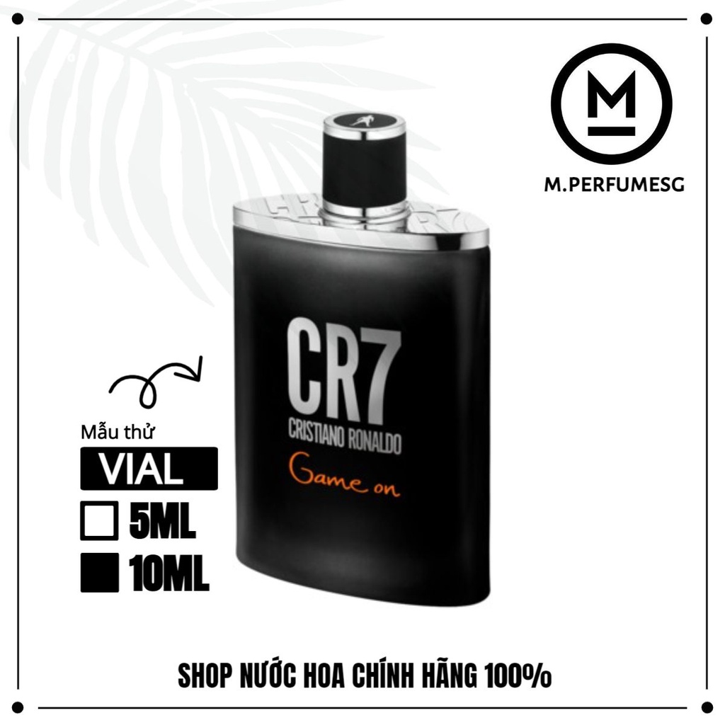 Nước hoa dùng thử Cristiano Ronaldo CR7 Game On 5ml/10ml | Shopee Việt Nam