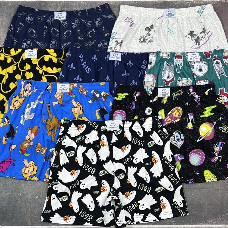 SEVEN BOXER*** Quần đùi thun nam mặc ngủ chất thun cotton cực mát ...