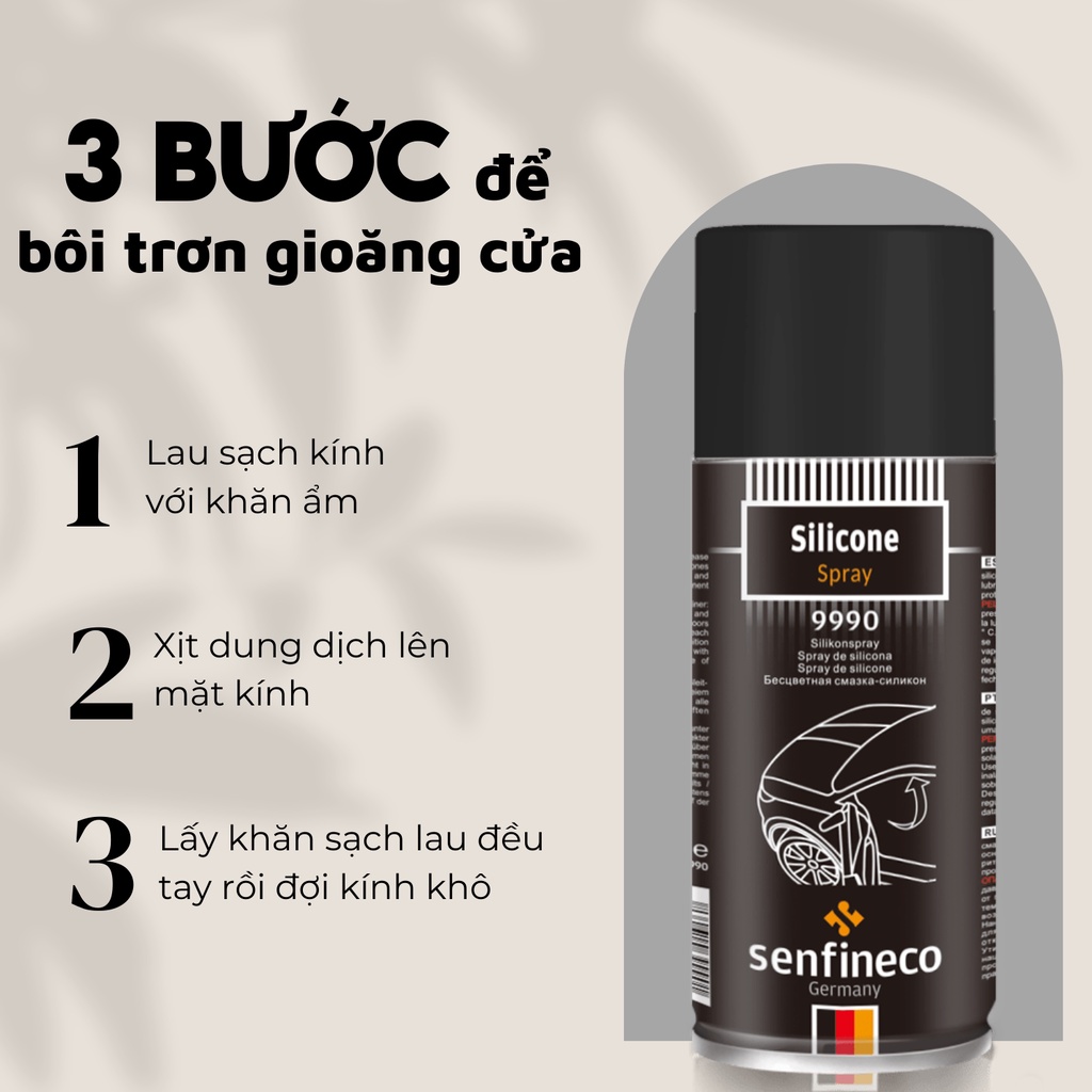 Mua Chai xịt bảo dưỡng gioăng cao su cửa ô tô Senfineco 9990 Silicon ...