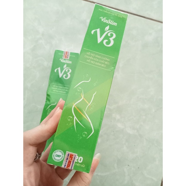 Viên Sủi Giảm Cân VIN SLIM V3 Giảm cân nhanh cấp tốc an toàn giảm béo ...