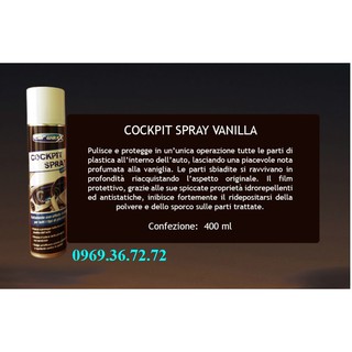 DƯỠNG TAPLO DẠNG XỊT TIỆN DỤNG CARWAXX COCKPIT SPRAY MÙI VANI 400ML ...