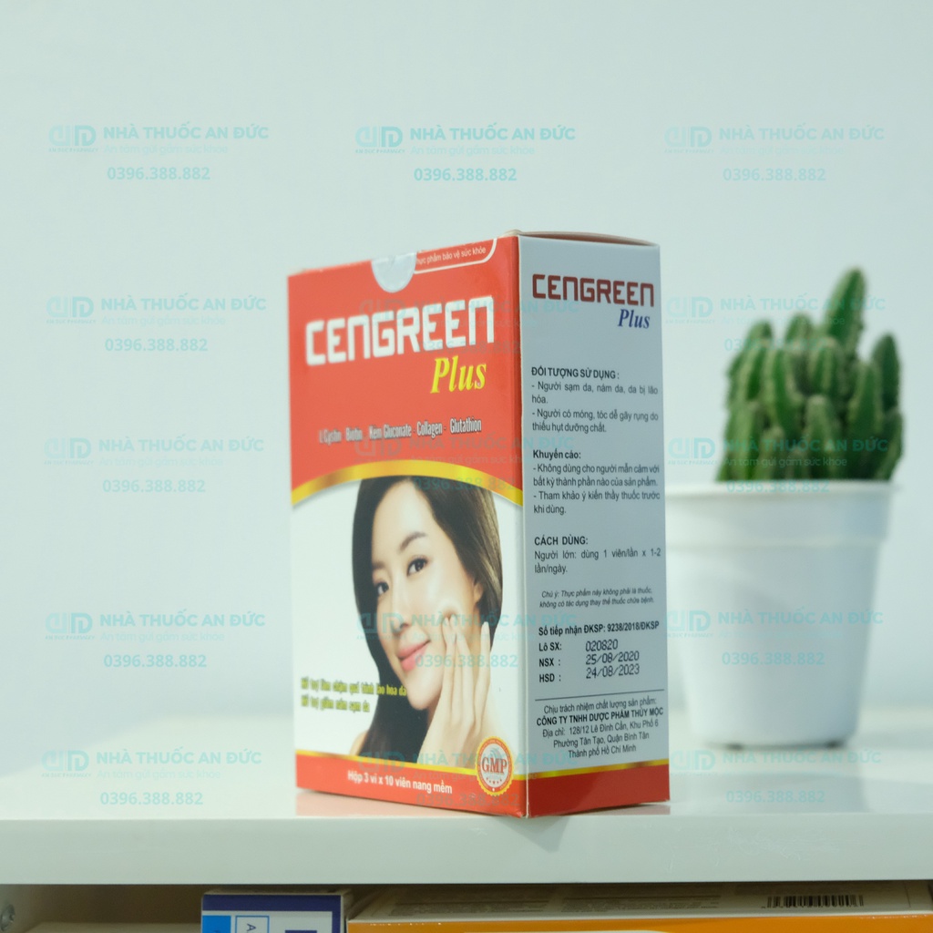 Mua Viên uống đẹp da, hỗ trợ thâm nám, mọc tóc, chống lão hóa Cengreen ...
