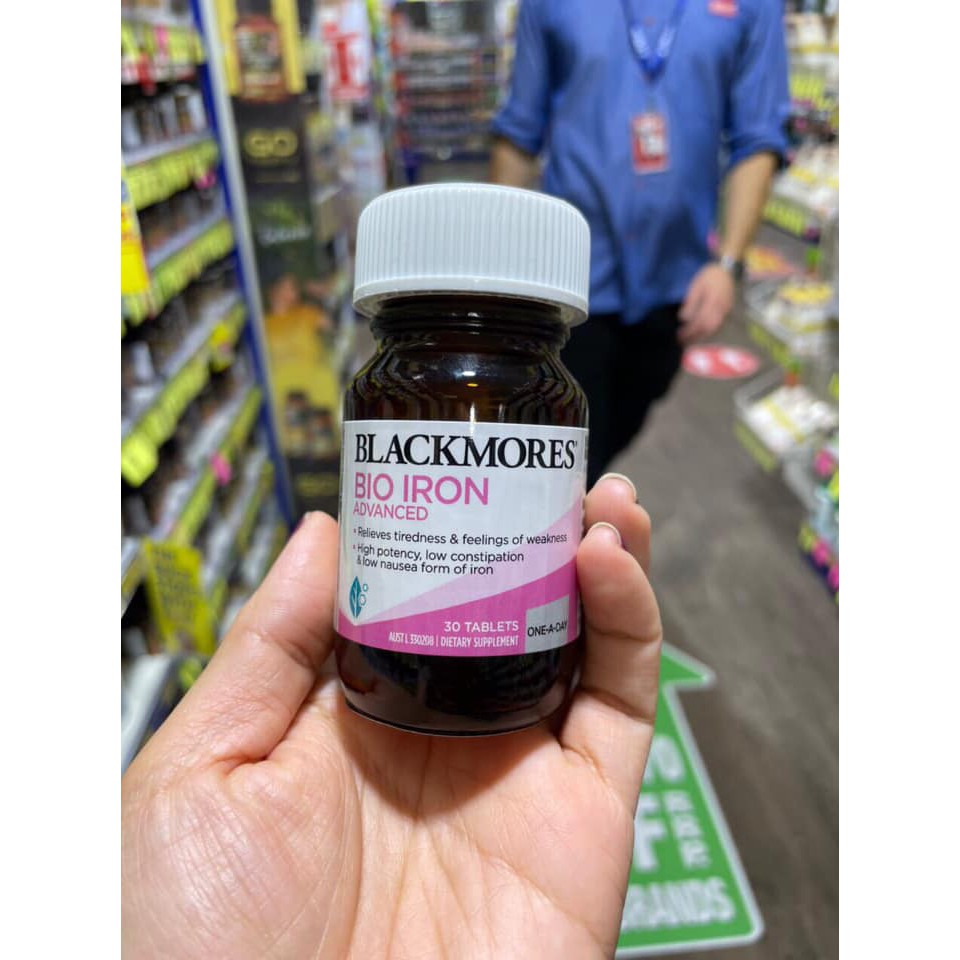 Sắt Blackmores Bio Iron Advanced 30 viên | Shopee Việt Nam